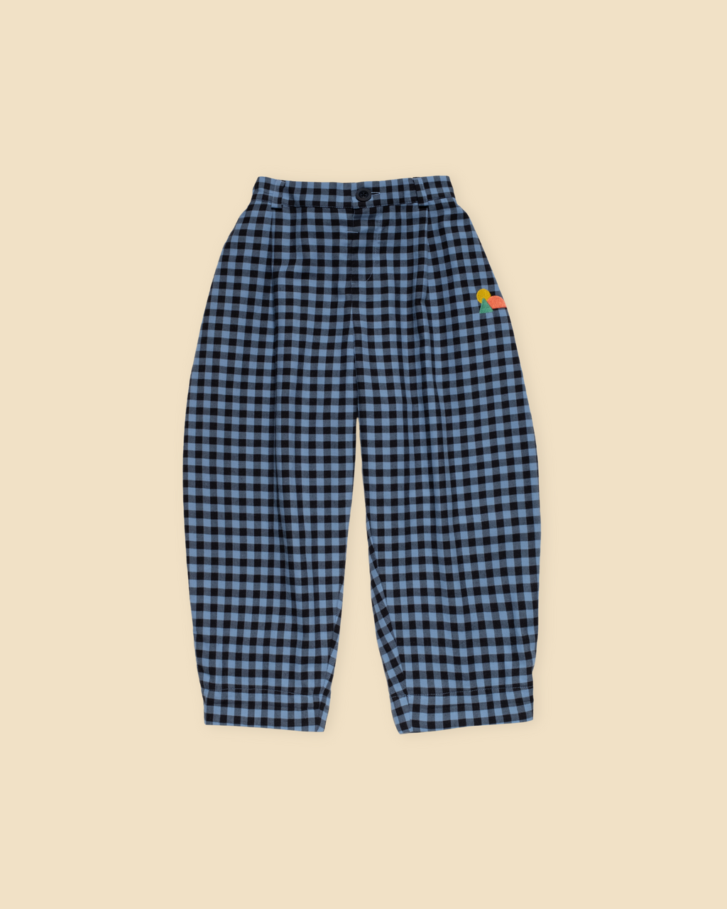 Friday Pant in Blue Check | Pants | The Sunday Collective